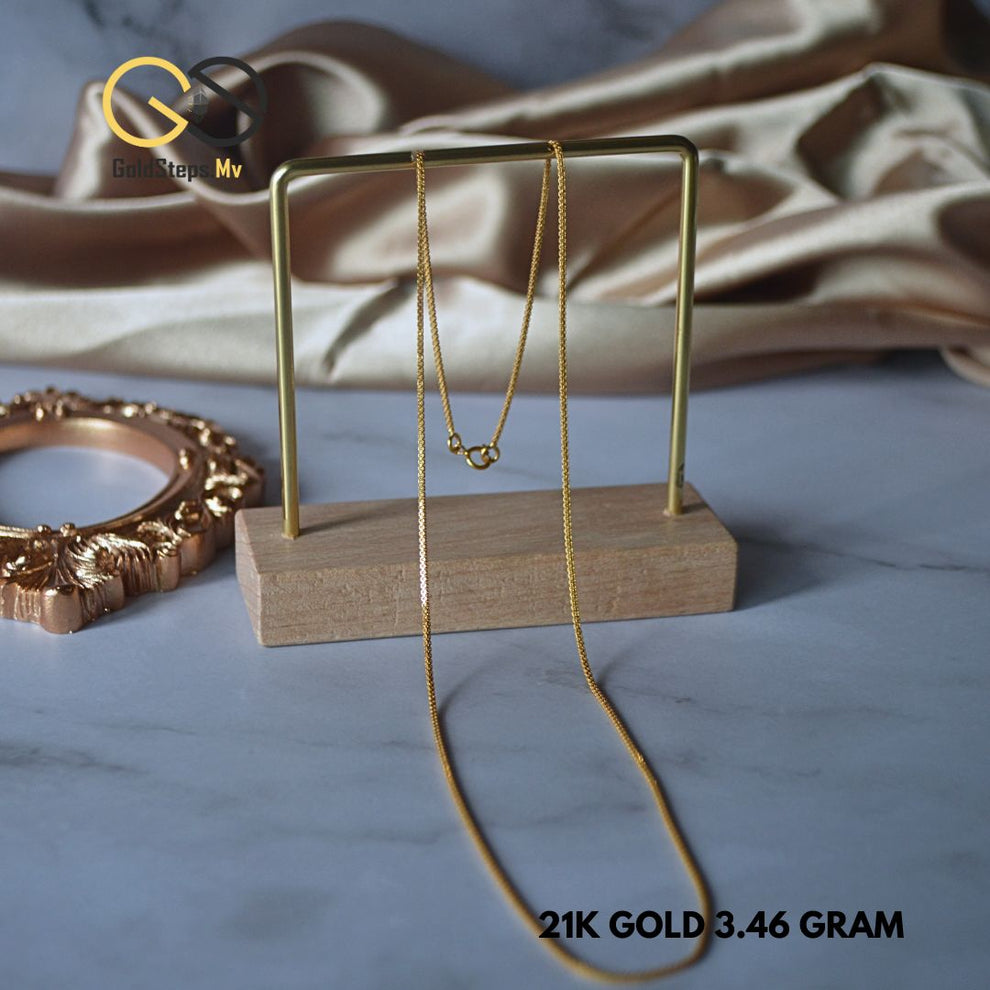 21K Gold Box Chain – Goldsteps