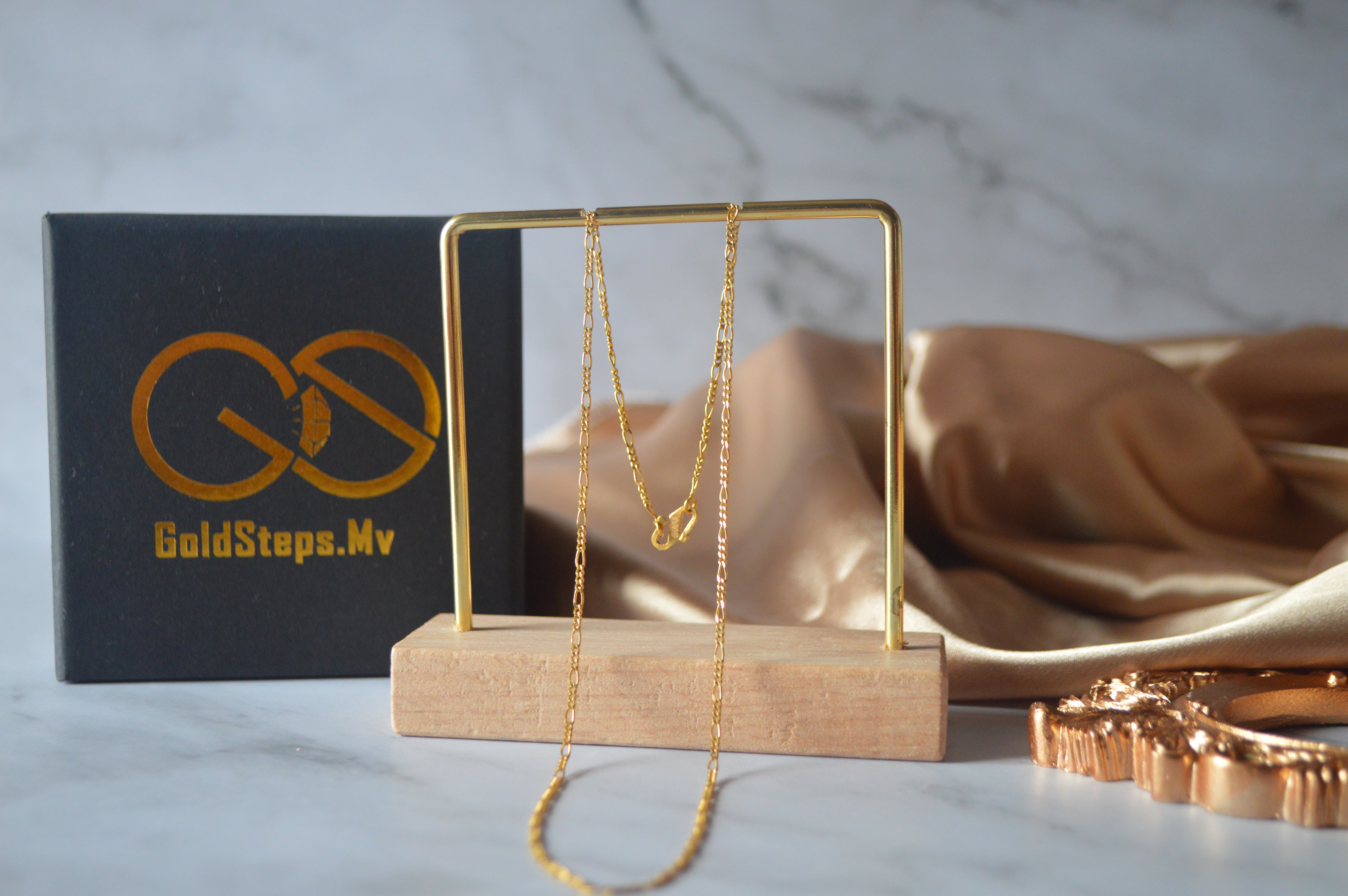 GS0551 original gold 22k unique chain design necklace – Goldsteps